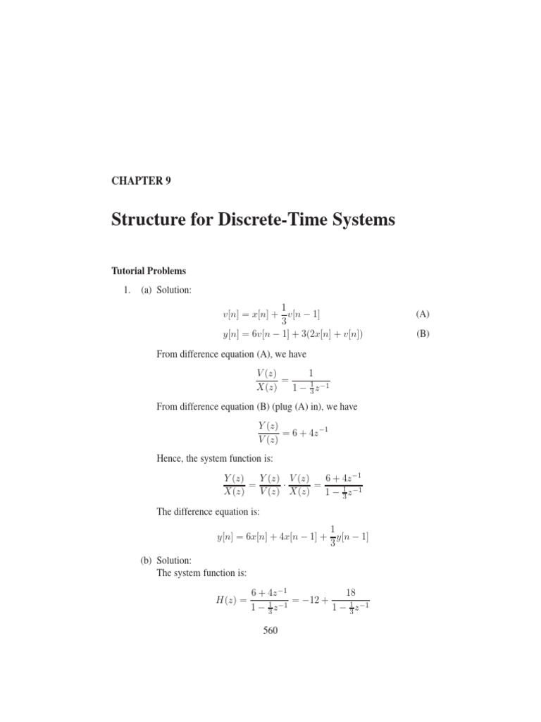 Adsp Ism Chapt09 | PDF | Equations | Mathematical Objects