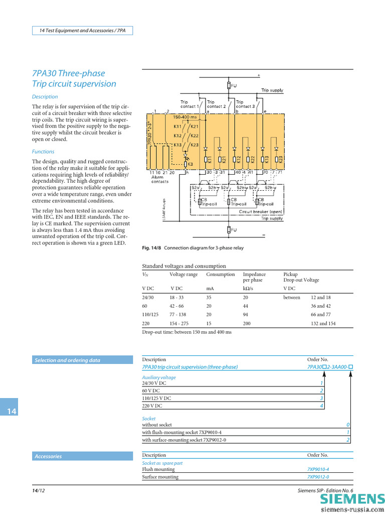 Relay Trip Circuit Supervision Guide | PDF | Relay | Power Engineering