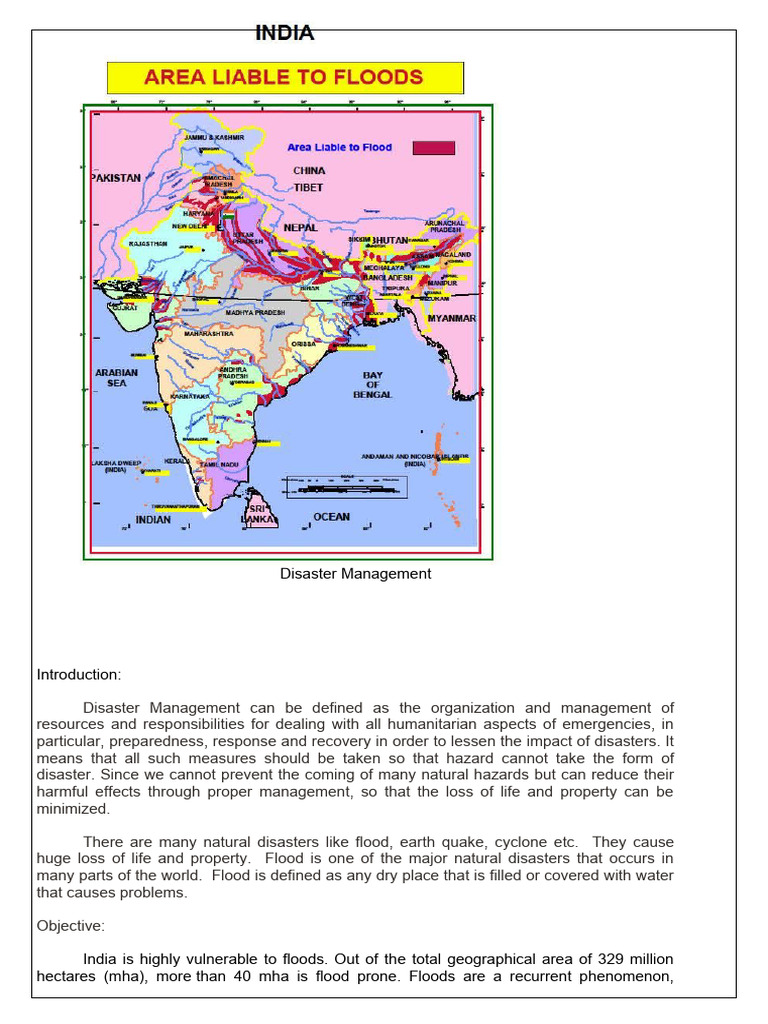 Disaster Management | PDF | Flood | Natural Disasters