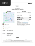 Ola Auto Invoice Details and Format | PDF | Invoice | Payments
