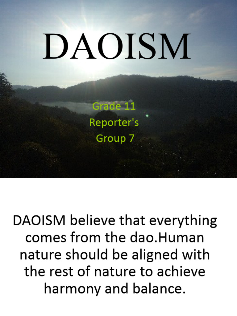 DAOISM | PDF | Tao | God