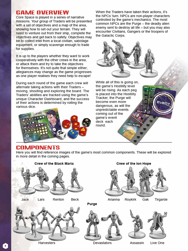 Core Space Rules Sample | PDF