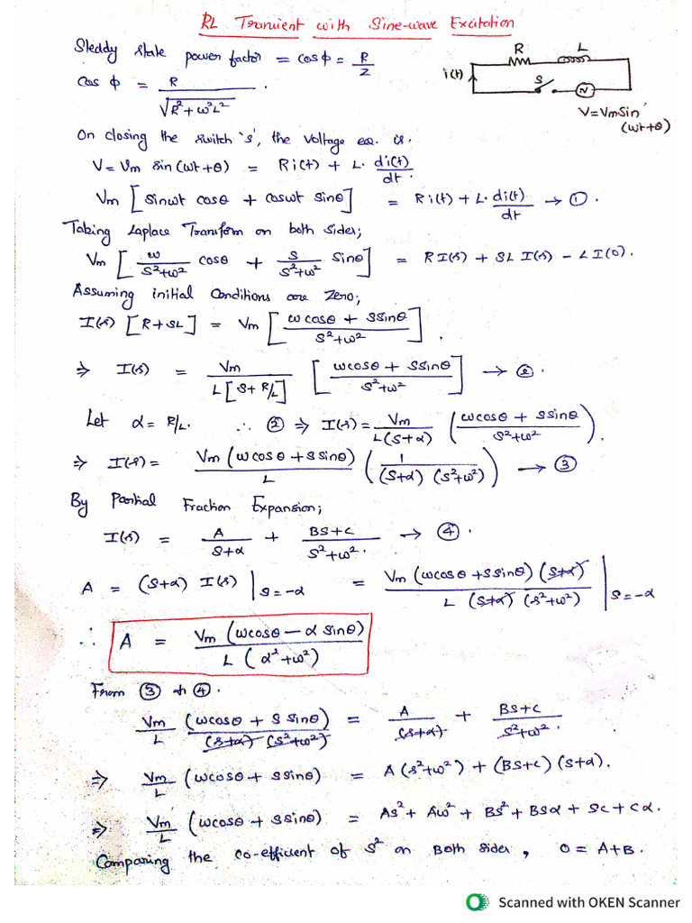 RL and RLC Transient | PDF