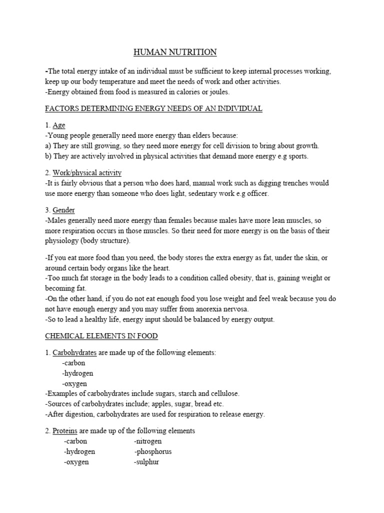 Human Nutrition | PDF | Digestion | Enzyme