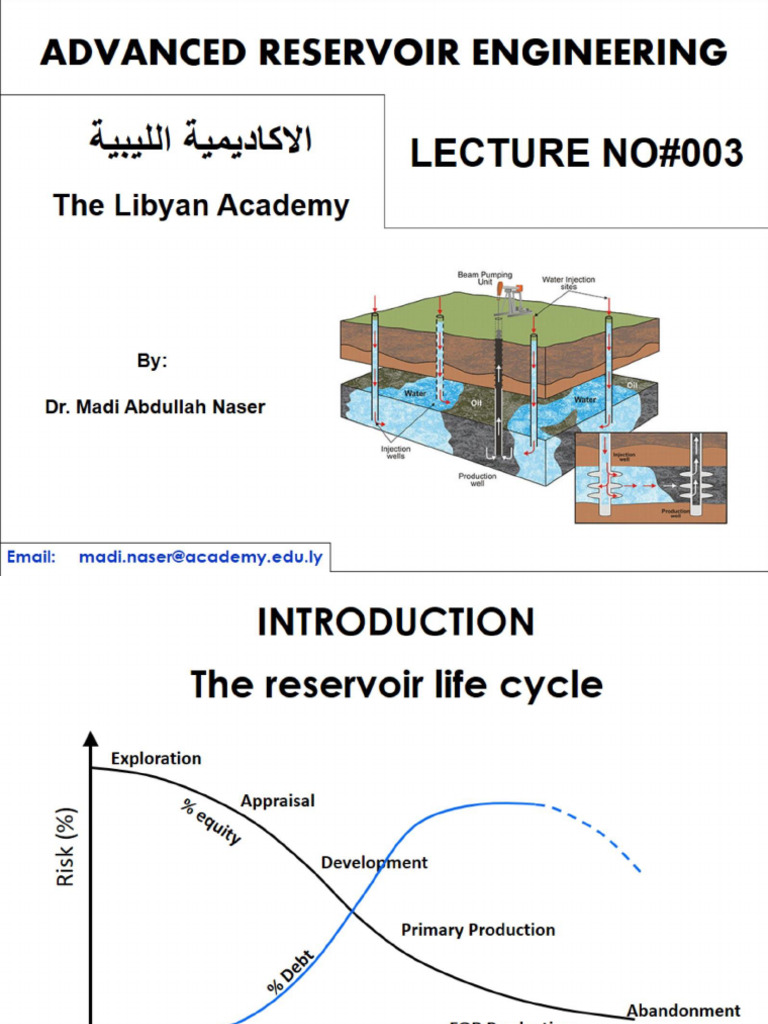 Advanced Reservoir Engineering - Assistant Prof Dr. Madi - Lecture - 0003 | PDF