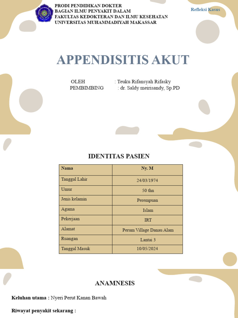 Refkas Appendisitis Akut | PDF