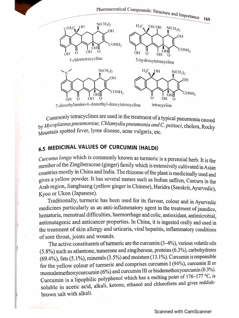 Medicinal Importance of Turmeric, Neem, Ranitidine | PDF