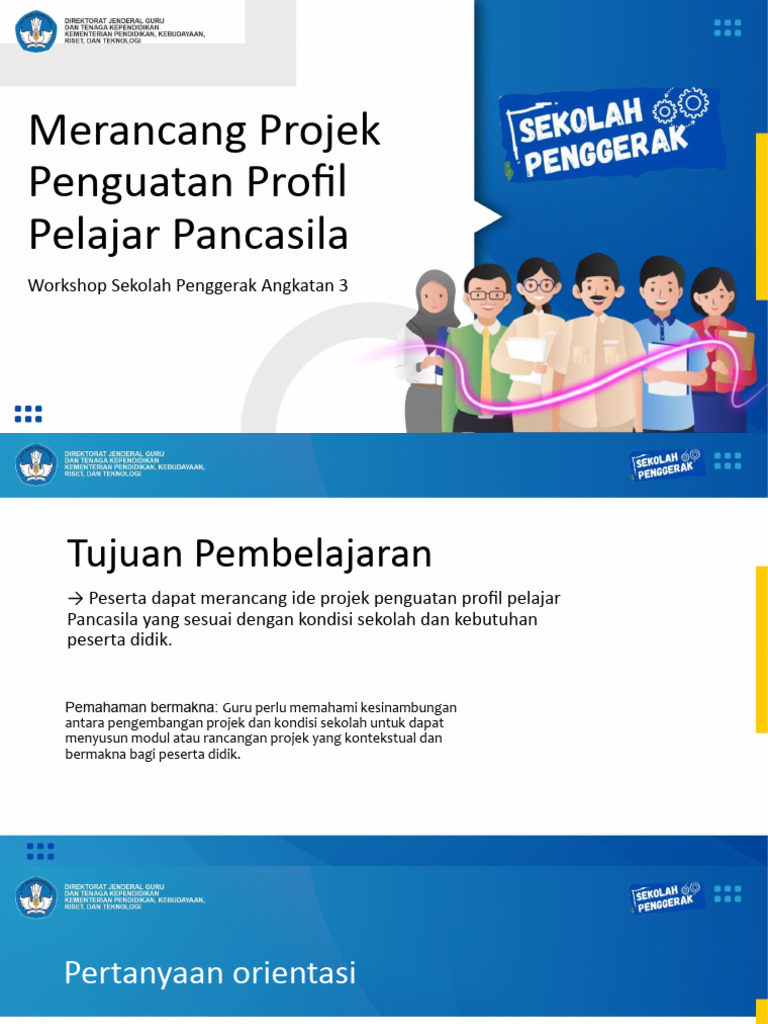 Merancang Projek Profil Pelajar Pancasila | PDF