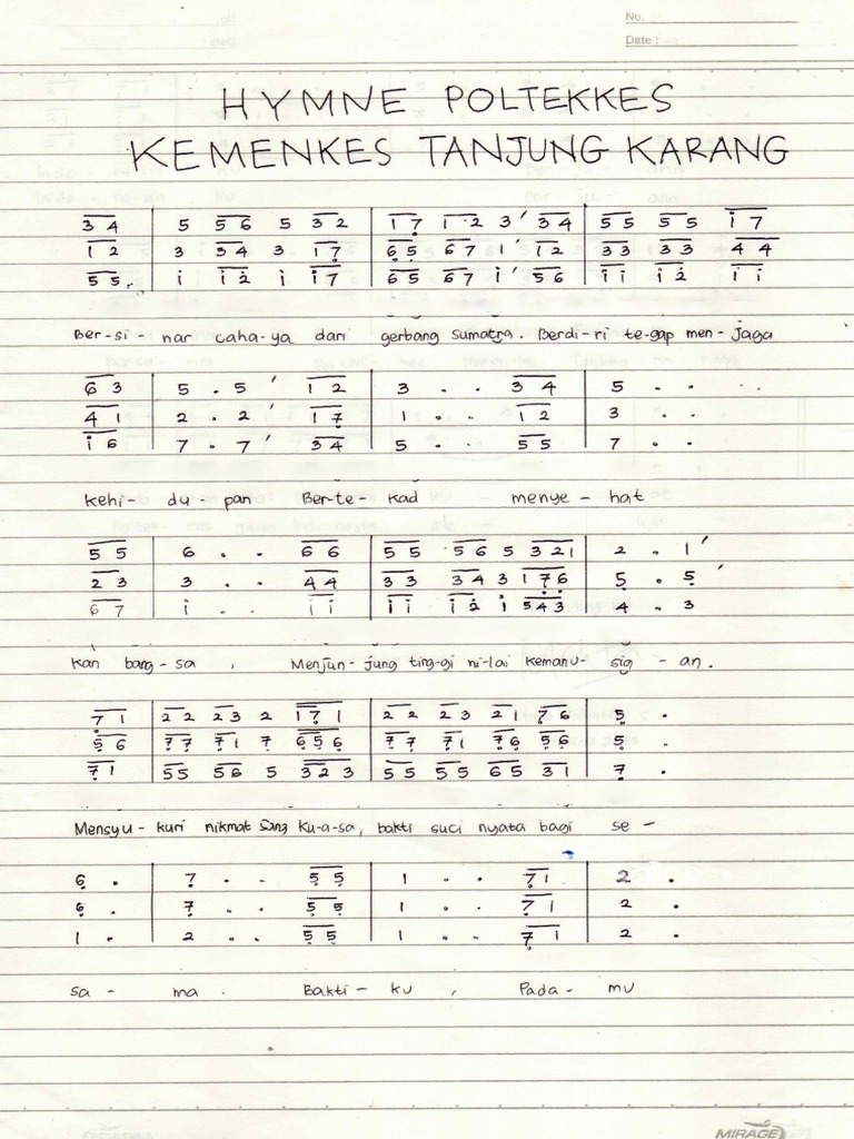 Hymne Poltekkes Kemenkes TJK | PDF