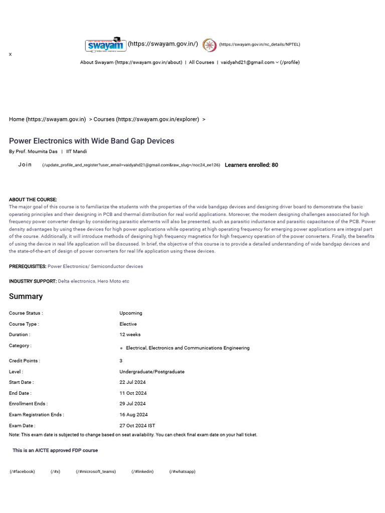 Power Electronics With Wide Band Gap Devices - Course | Download Free PDF | Band Gap ...