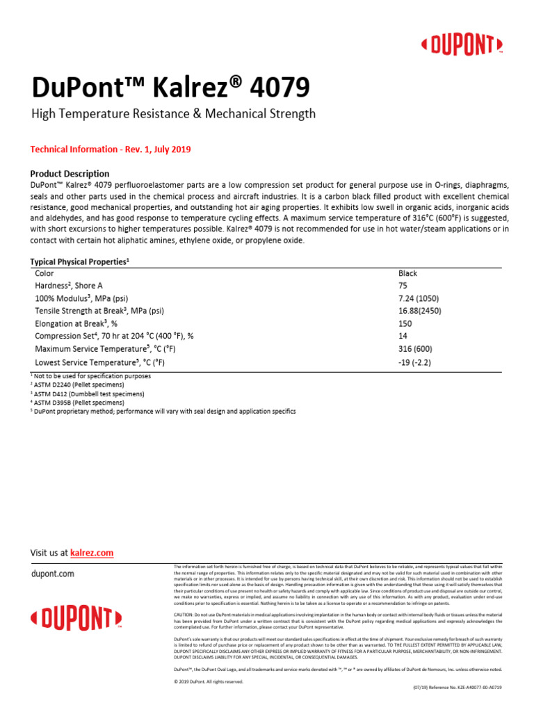 4079 - KZE-A40077-00-A0719 - Kalrez - 4079 - v2 | PDF