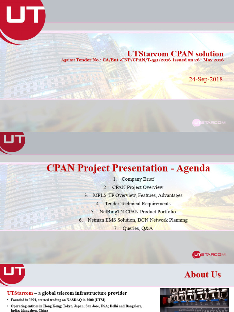 UTStarcom CPAN Project Overview | PDF | Asynchronous Transfer Mode ...