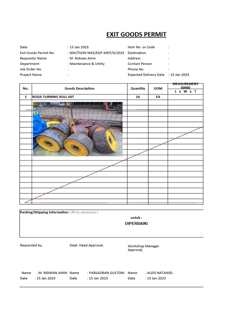 Egp Turning Roll 16 Ea | PDF