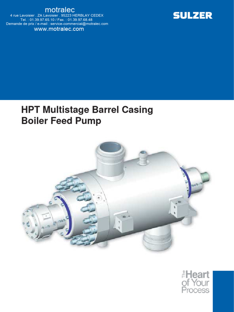 Sulzer PT | PDF | Pump | Horsepower