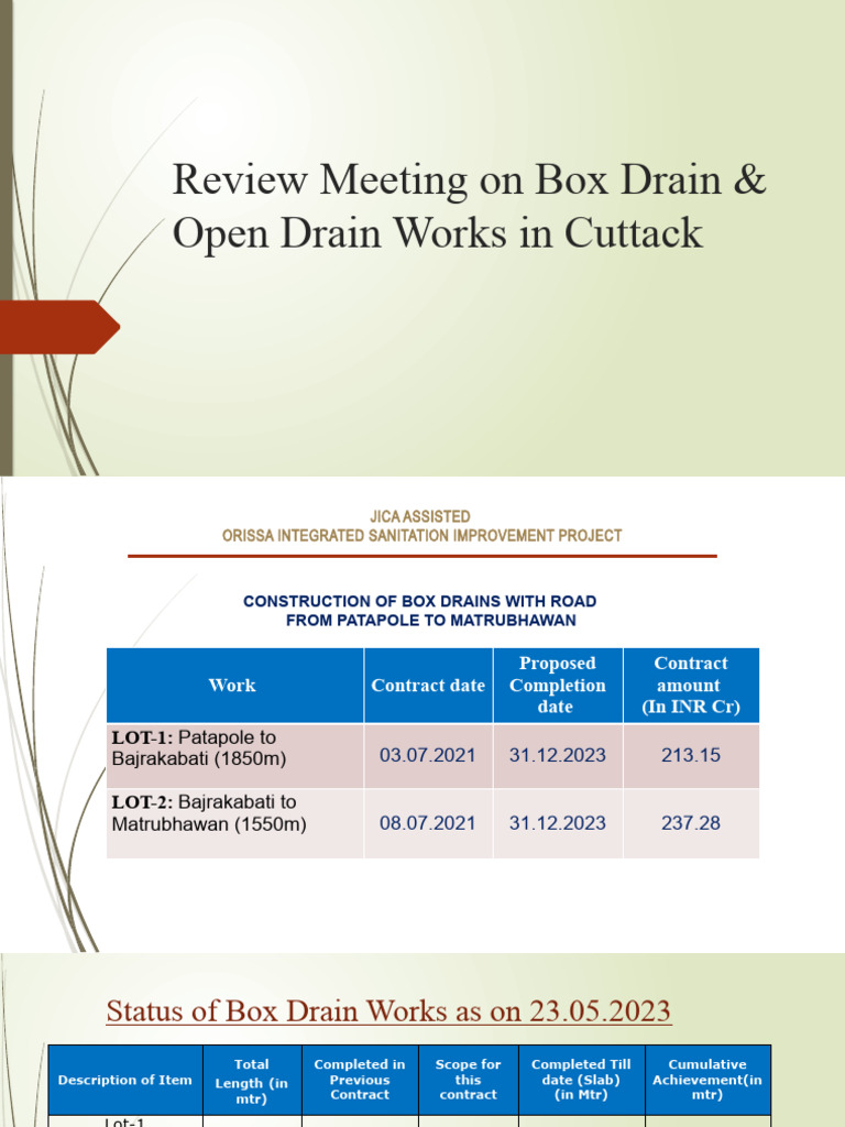 Updated Box Drain 29-05-2023 | PDF