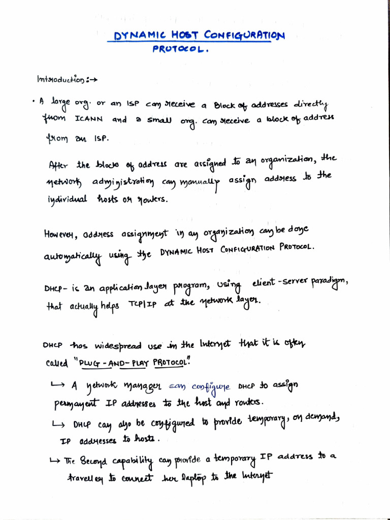 DHCP | PDF | Internet Protocols | Computer Architecture