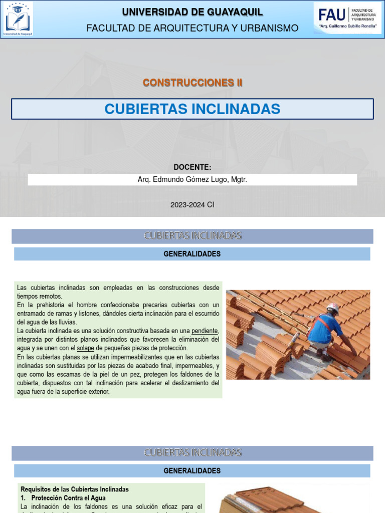 Clases 2-3 | PDF | Techo