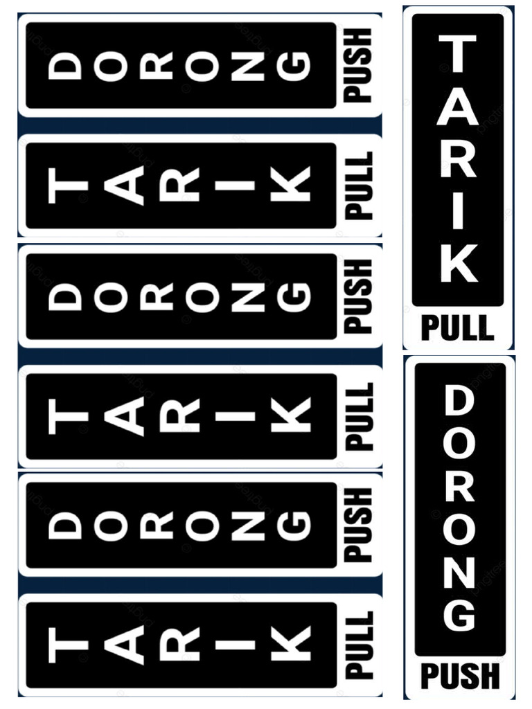 Tarik Dorong Pintu | PDF