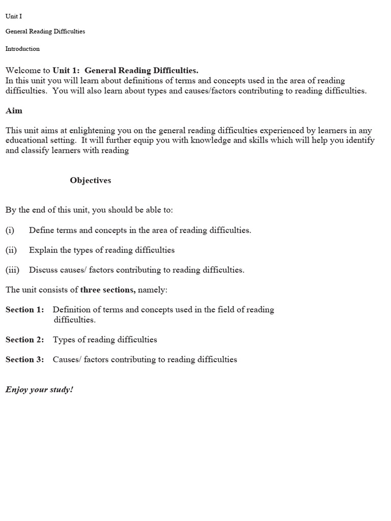 Understanding Reading Difficulties | PDF | Dyslexia | Learning