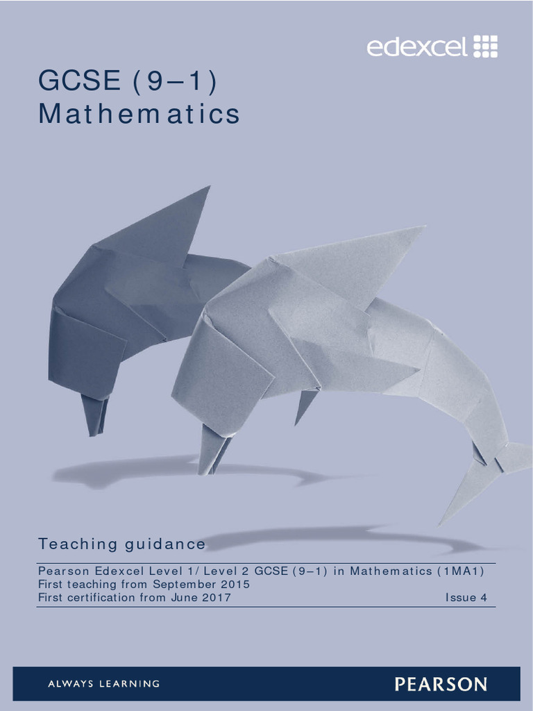 GCSE 9 1 Mathematics Teaching Guidance Issue 4 | PDF | Numbers ...