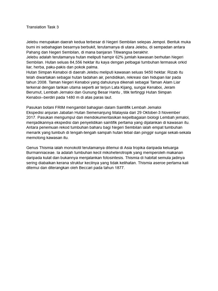 Translation Task 3 | PDF