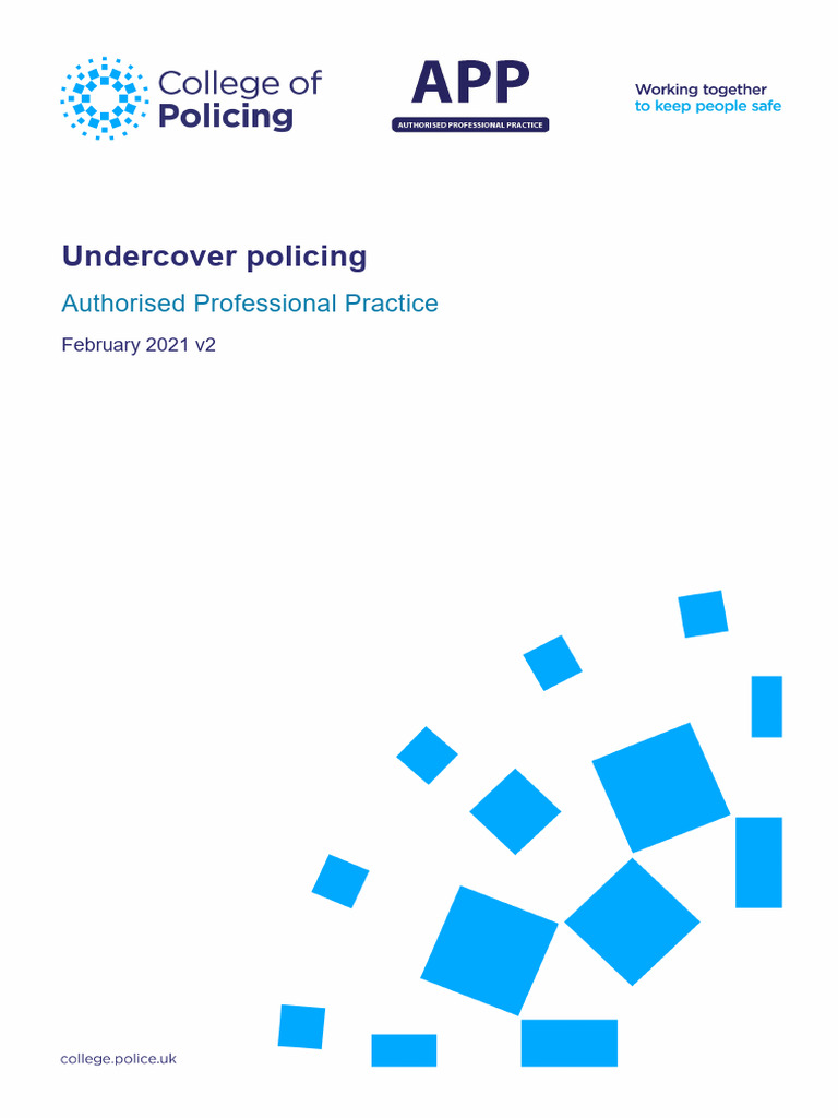 APP Undercover Policing February 2021v2 | PDF | Psychology | Psychologist