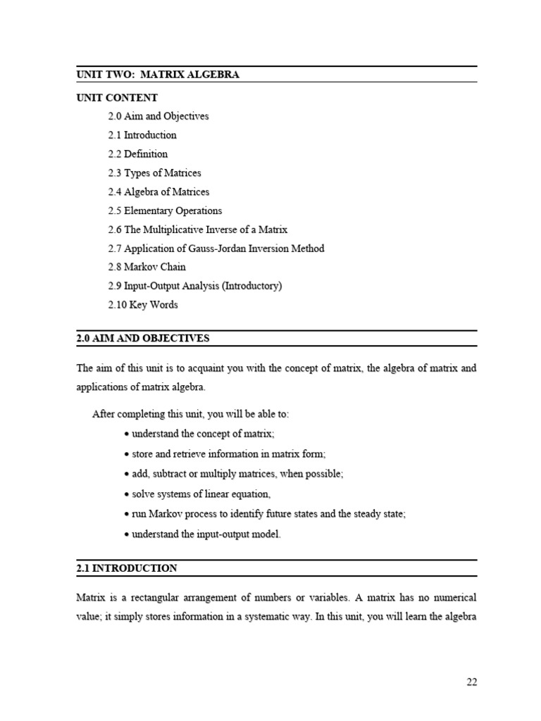 Algebra | PDF | Matrix (Mathematics) | Functional Analysis