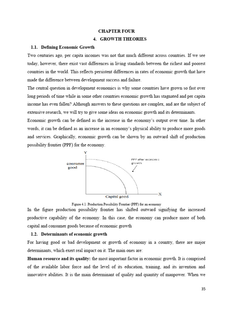 Chapter 4 | PDF | Economic Growth | Production Function