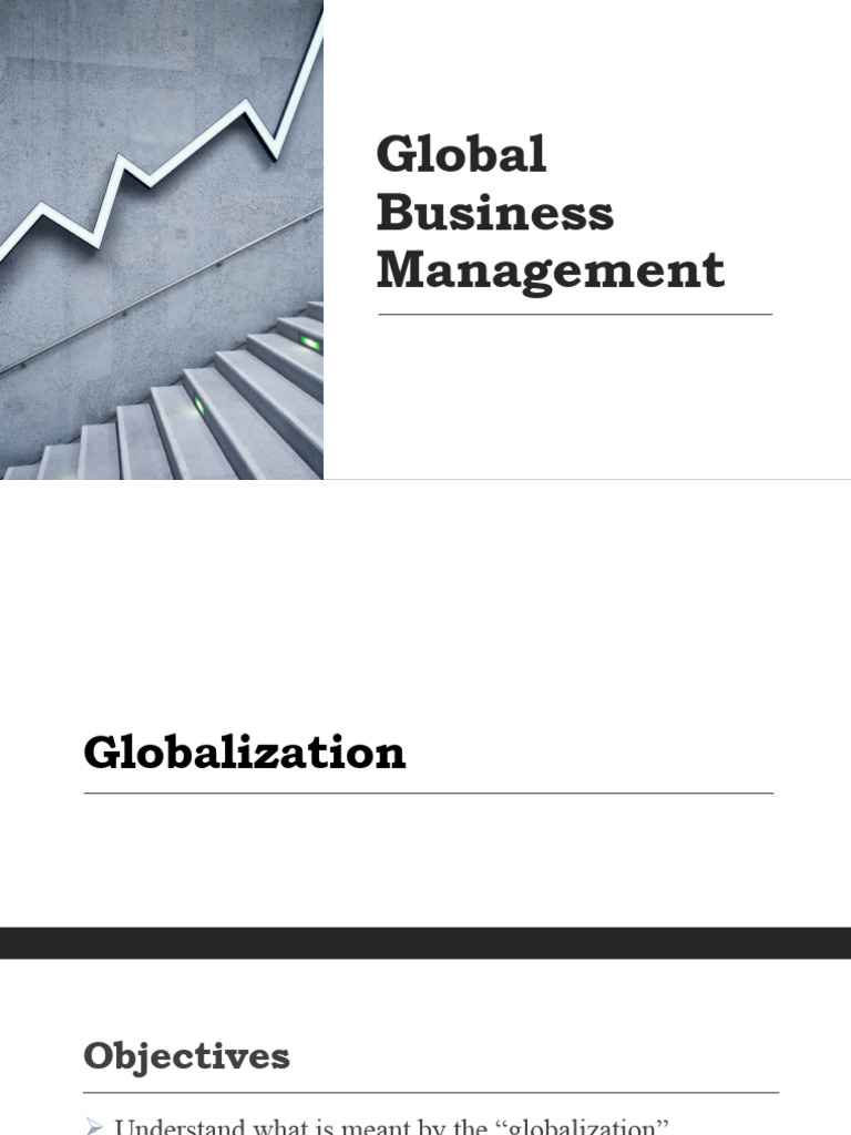 CH 1 - Globalization | PDF | Globalization | Market (Economics)