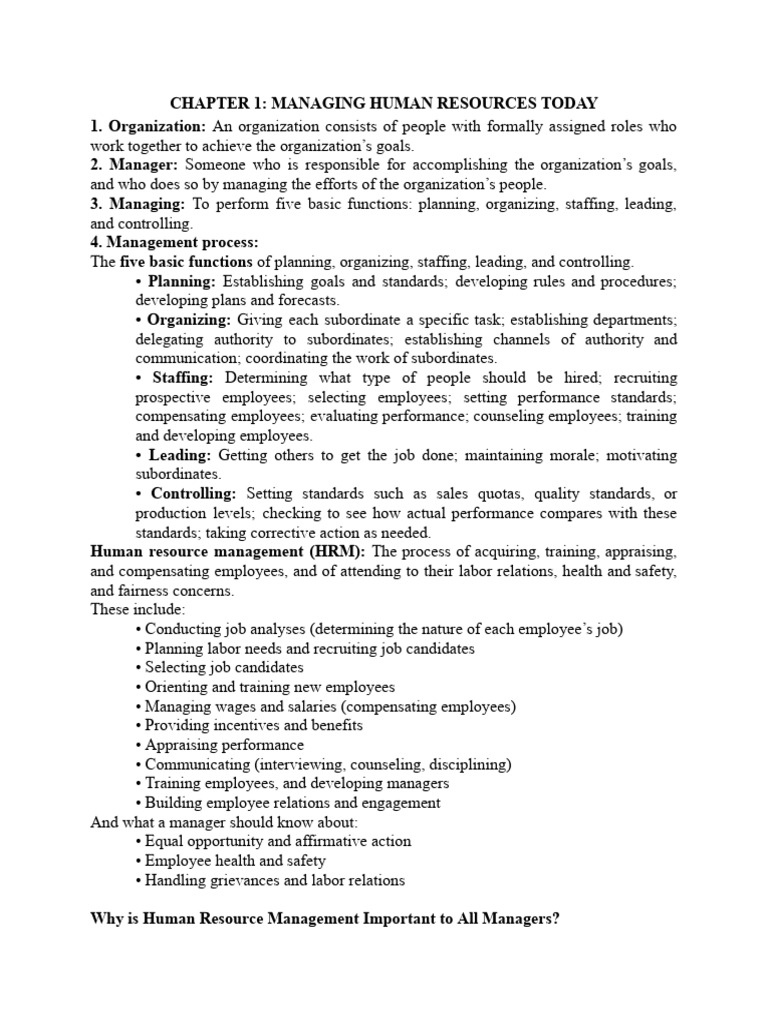 HRM Final | PDF | Human Resource Management | Human Resources