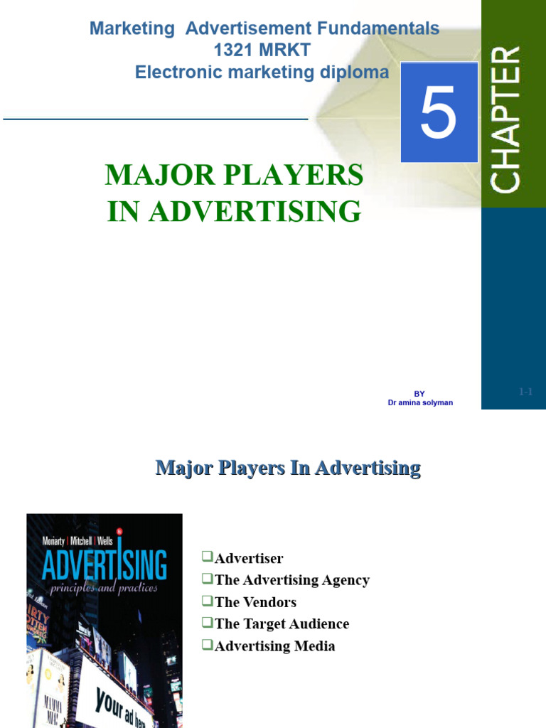 Key Players in Advertising Explained | PDF | Advertising | Target Audience