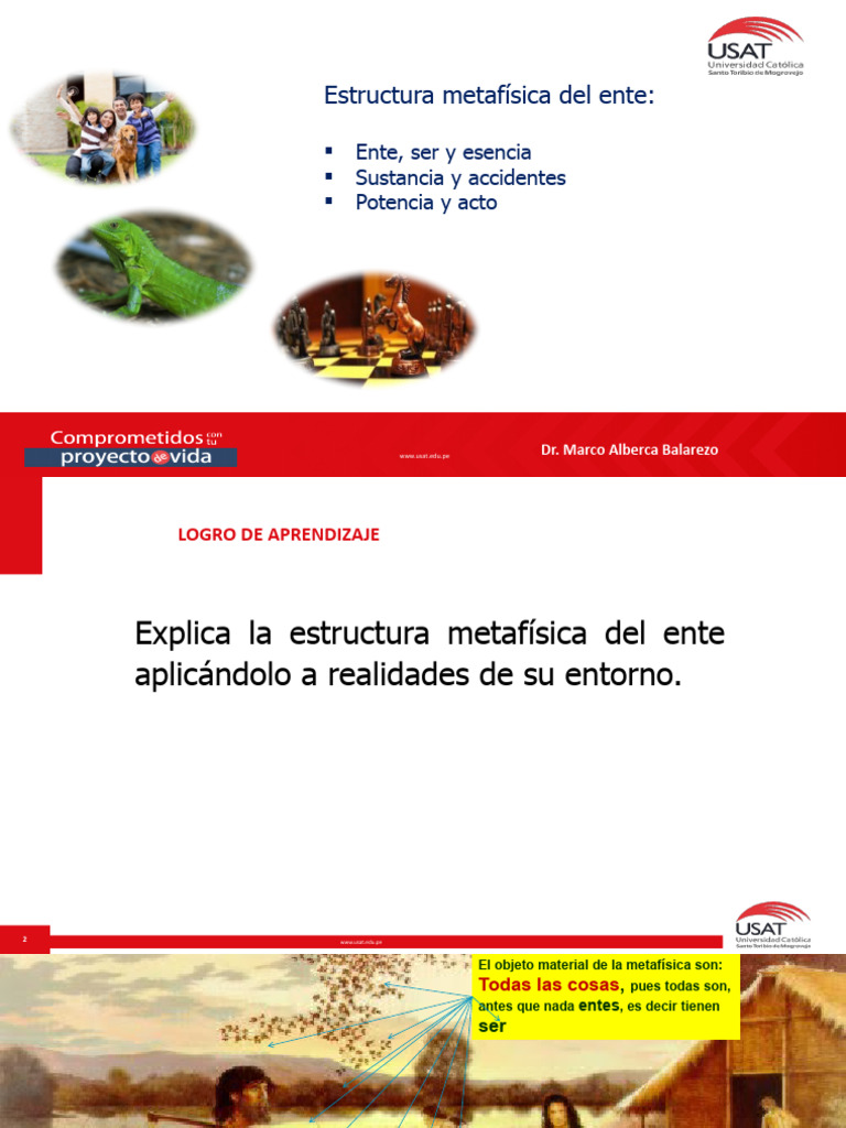 Estructura Del Ente 2024 I | PDF | Teoría de sustancias | Metafísica