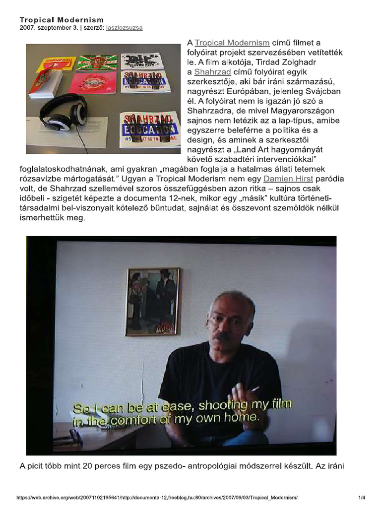Zsuzsa László Tirdad Zolghadr Tropical Modernism d12 | PDF