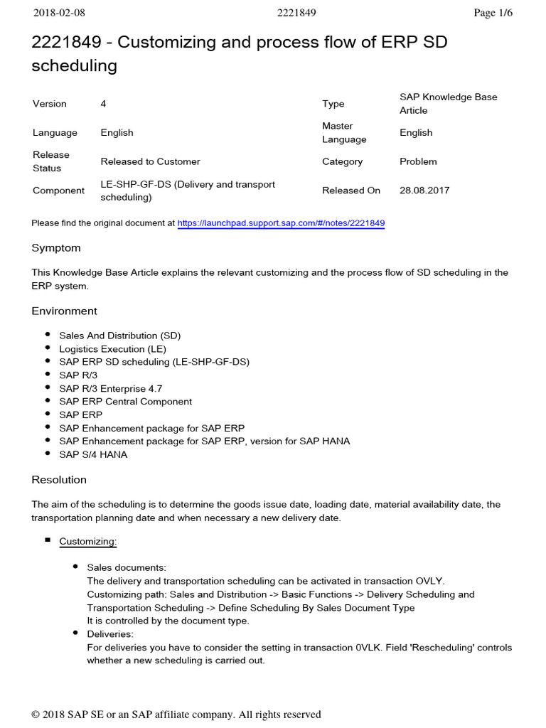SD Scheduling | PDF | Computing | Software Engineering SD Scheduling | PDF | Computing | Software Engineering