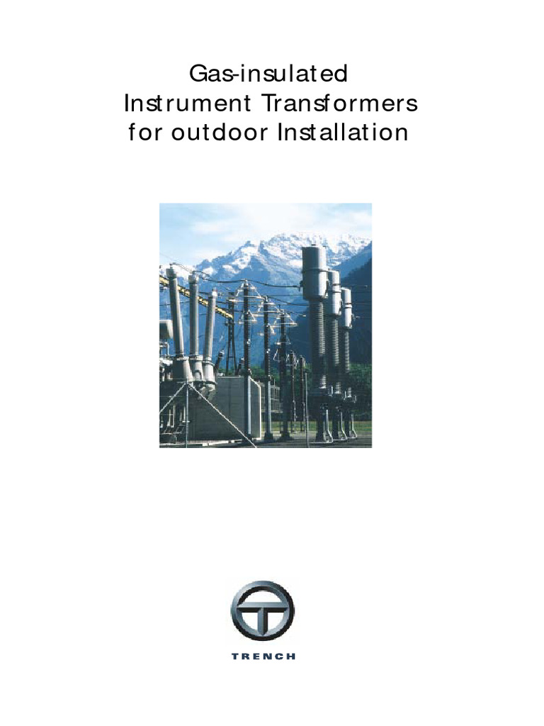 TRENCH - Gas Insulated Instrument Transformer | PDF | Transformer ...