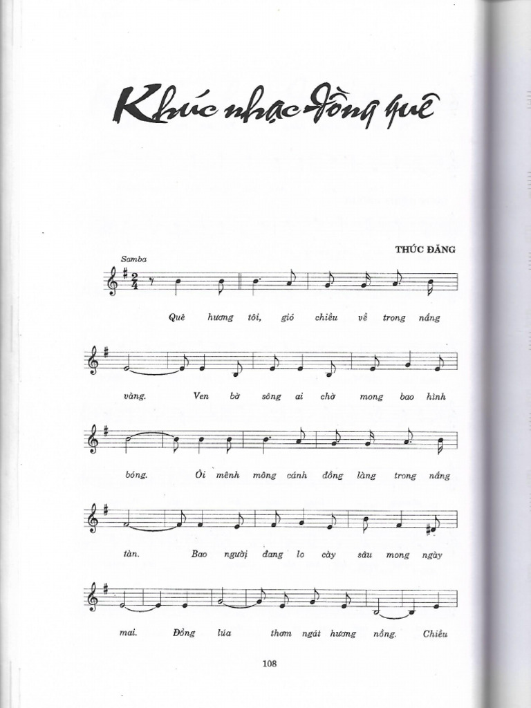 Khuc Nhac Do NG Que | PDF