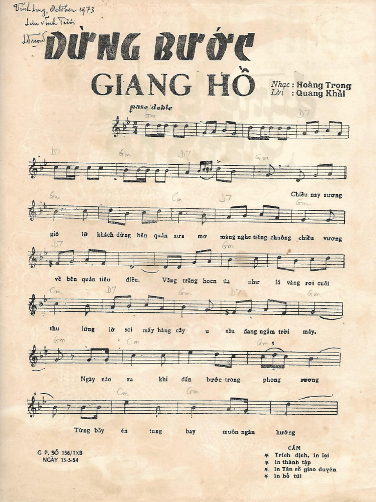 Dung Buoc Giang Ho | PDF