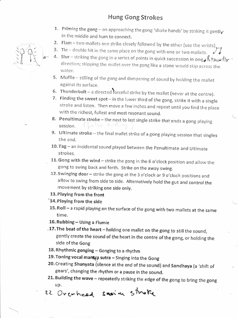 Gongmaster Strokes | PDF