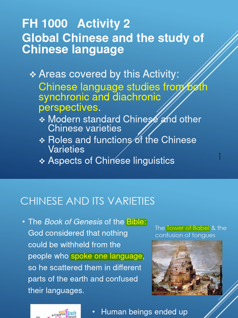Lec 1 | PDF | Dialect | Mandarin Chinese