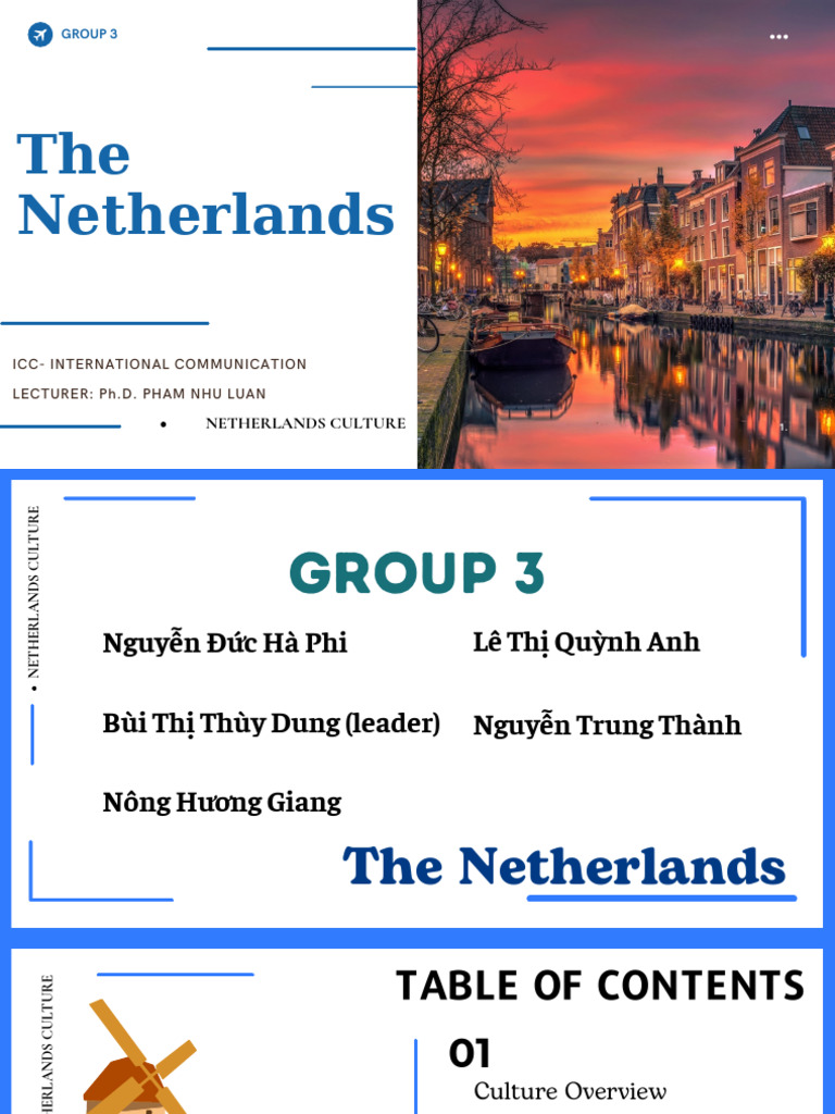 Group 3 - Netherlands | PDF | Netherlands | Nonverbal Communication