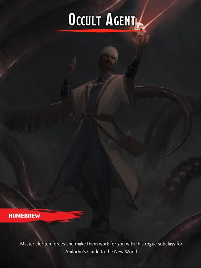 Rogue Occult Agent | Download Free PDF | Dungeons & Dragons
