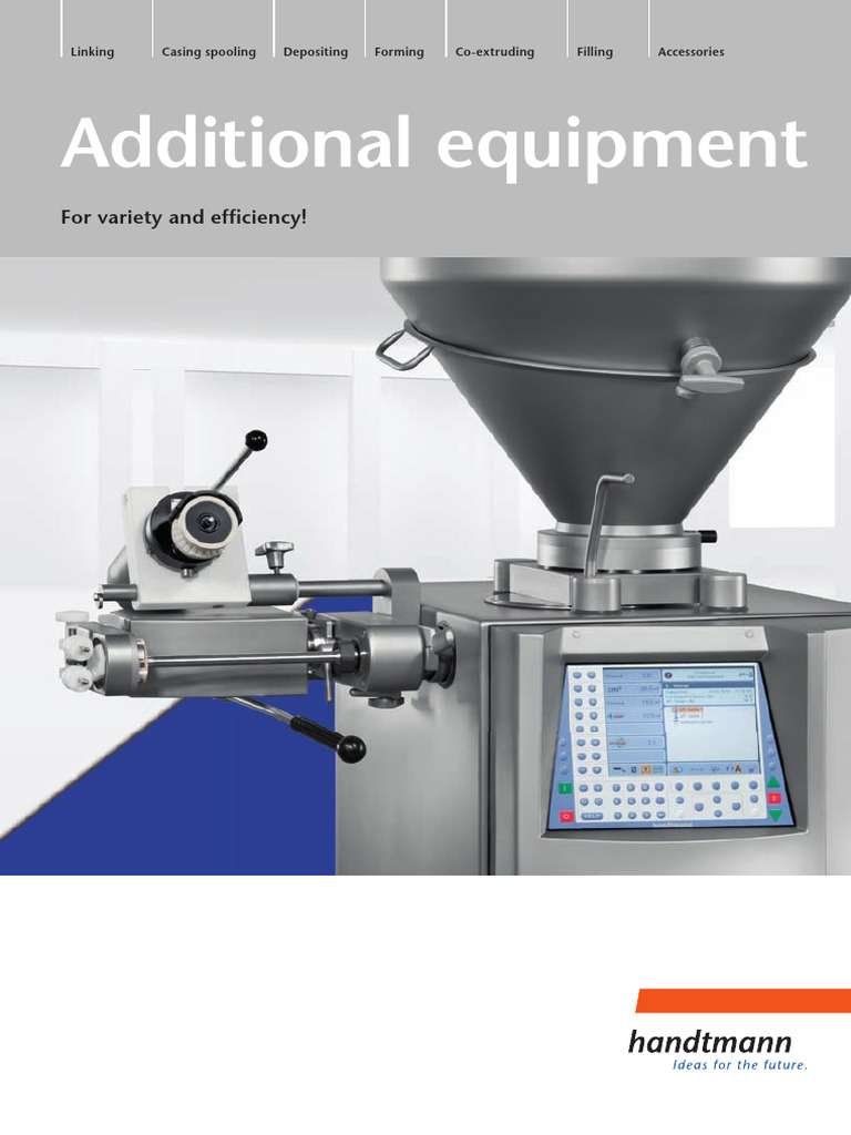 Handtmann Additional Equipment en | PDF | Mechanical Engineering ...