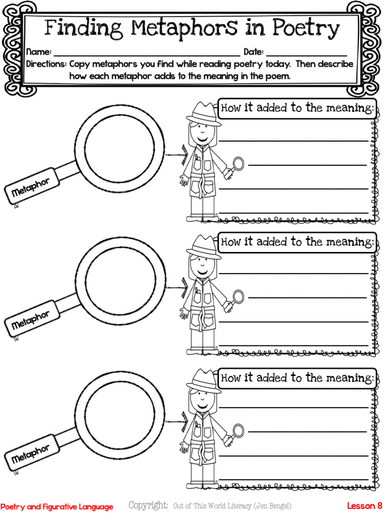 Finding Metaphors in Poetry: How It Added To The Meaning | PDF | Poetry ...