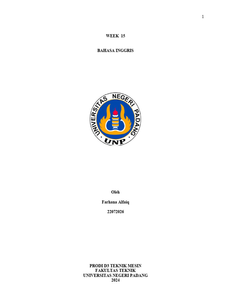 Tgs p15 - Pedrik de Fisno - 22072055 | PDF