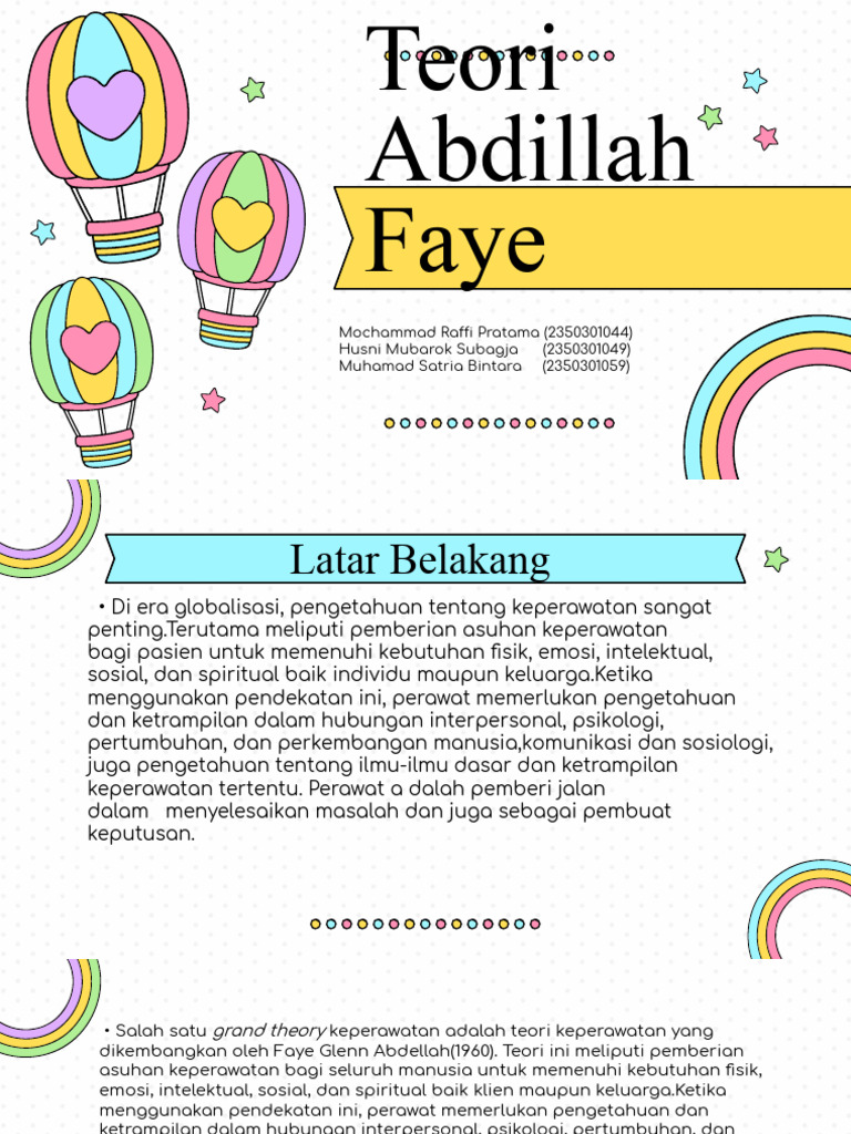Teori Abdillah Faye | PDF | Pengembangan Diri | Kesehatan Holistik