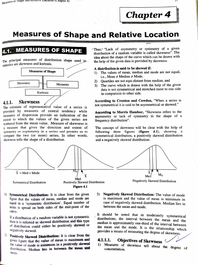 Skewness & Kurtosis | PDF | Skewness | Mode (Statistics) Skewness & Kurtosis | PDF | Skewness | Mode (Statistics)