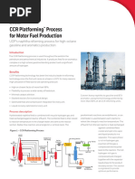 UOP CCR Platforming | PDF | Gasoline | Catalysis