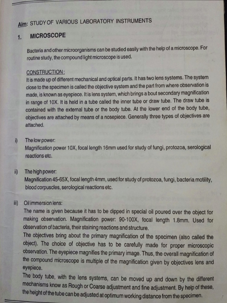 Unit - 2 Diffrent Type of Instruments | PDF