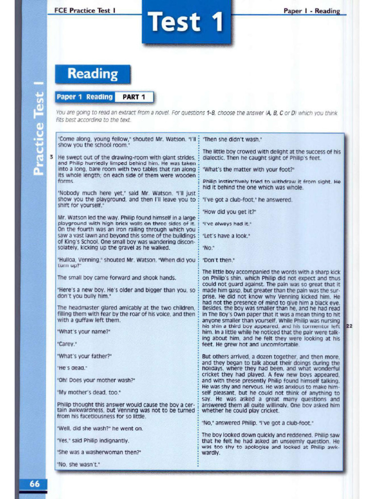 10 FCE B2 Practice Tests | PDF