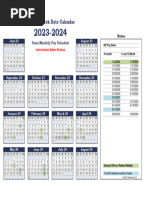 2024 Payroll Calendar | PDF